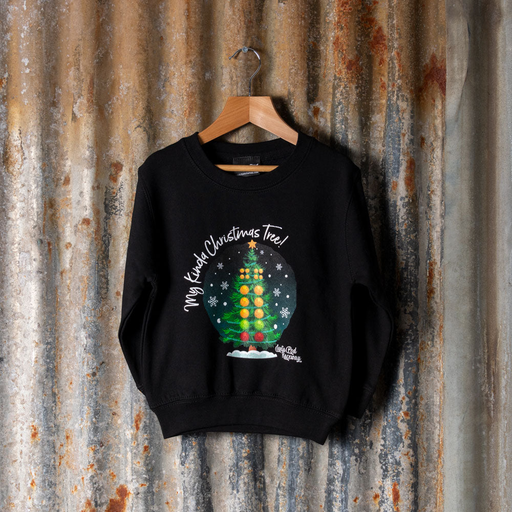 2023 Kids Christmas Jumper - My Kinda' Christmas Tree – Santa Pod ...